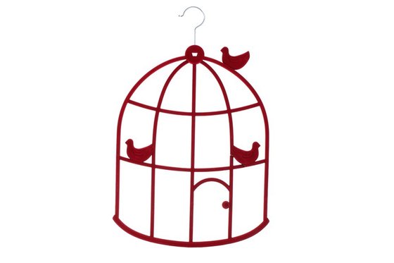 Bird Cage Space Saving Clothes Hangers For Stocking / Turban / Burka / Tie