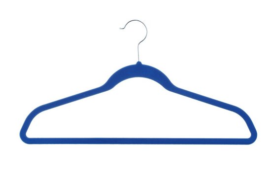 Home / Hotel Closet Velvet Flocked Hangers Non Slip Trouser / Suit Hangers