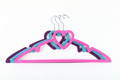 Beautiful Velvet Flocked Hangers Lightweight Clothes Hangers For Shirts / Tank Top