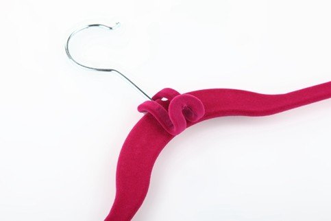 Colorful Space Saving Velvet Hooks Velvet Non Slip Hangers For Home