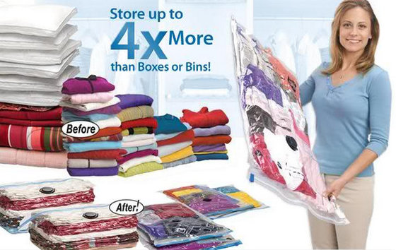 Printing 89*121cm Vacuum Pack Bags Compressed Space Eco Friendly