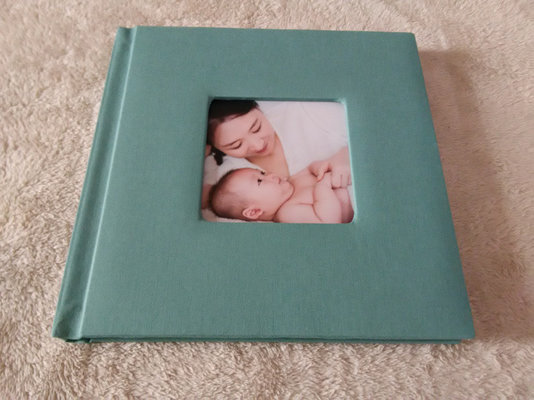 Flush Mount Fabric Covered Photo Album , Flexible Waterproof Photo Album Book