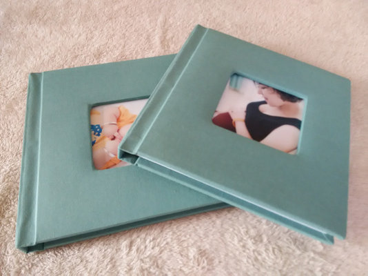Álbum de foto cubierto de tela personalizado moderno 12 X12 para el partido/el día de fiesta
