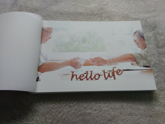 Libro Softcover fantástico de la foto de la película de 12 x 8 Matt, álbum de foto de los recuerdos de los pares