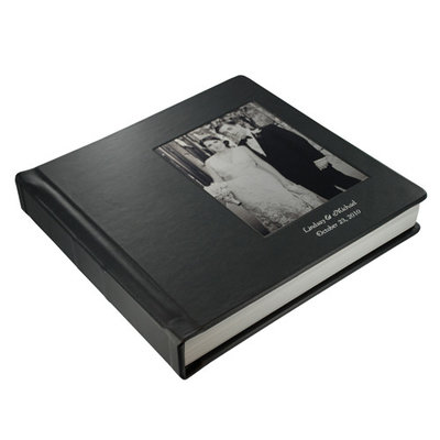 Stylish Travel / Child 5 x 7 Custom Flush Mount Album With White Edge / Flat Spine