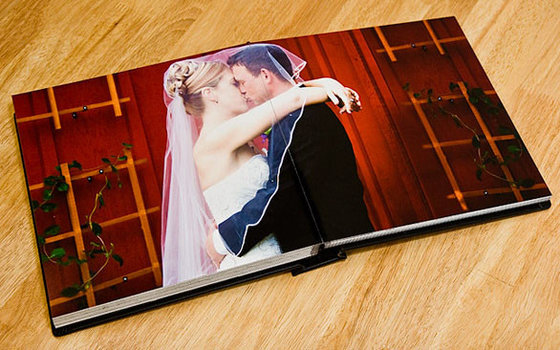 Álbumes hermosos de la boda del soporte del rubor de la aduana 8 x 10 con las páginas internas de 0.5mm-1.5 milímetro