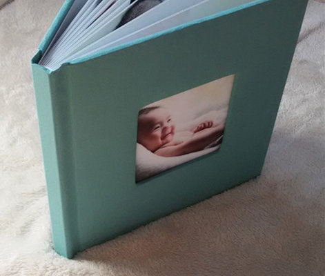 Álbum de foto cubierto de tela de las memorias de lujo 10x10 para el partido de la soltera