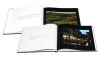 Los álbumes de foto rasantes registrables modernos de la boda del soporte 11x14 reservan 128gsm/157gsm