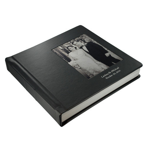 Stylish Travel / Child 5 x 7 Custom Flush Mount Album With White Edge / Flat Spine