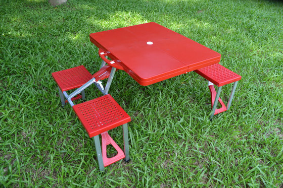 Tableau et chaises se pliants de camping d'ABS en plastique de Stainproof pour d'intérieur/extérieur