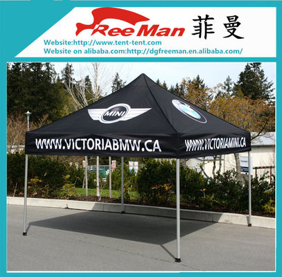 Custom 3 x 3m Windproof 420D Oxford Folding Event Canopy Tent For Advertising