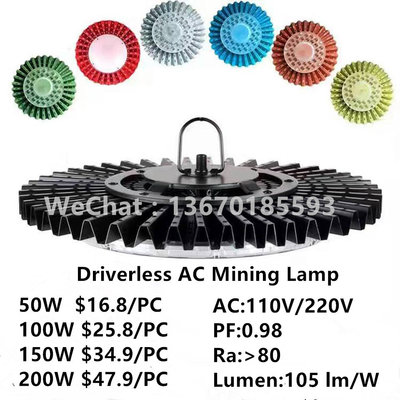 200W ufo high bay light with driverless CE certificate