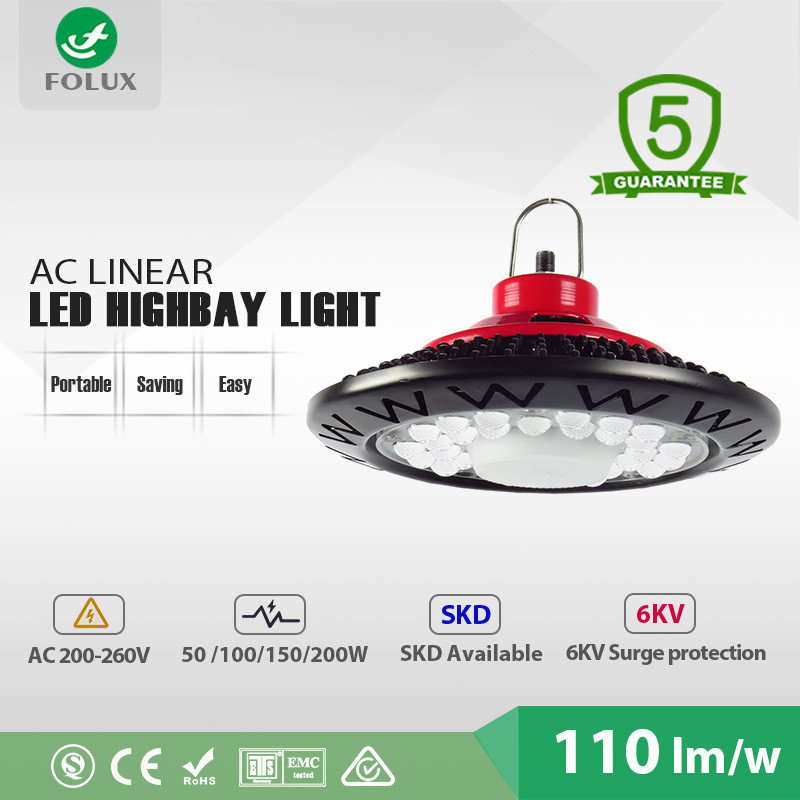 LED factory wholesale industrial 50W led high bay light CE RoHS listed