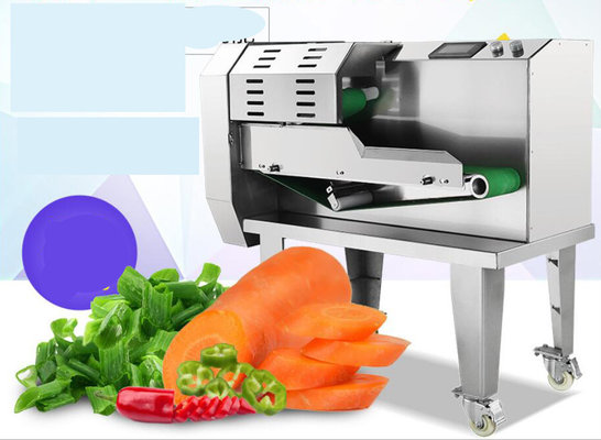 Automatic Commercial Vegetable Cutting Machine 1.2kw Power 380v / 220v Voltage