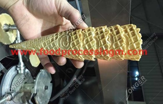 full automatic wafer cone making machine with good shape china supplier