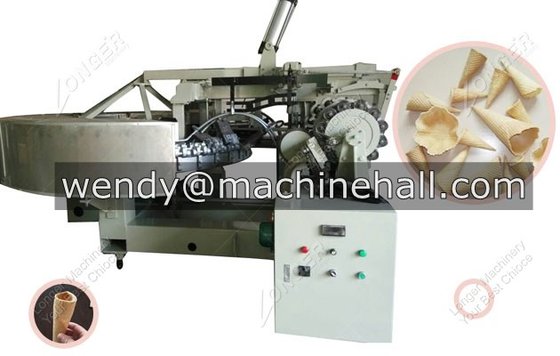 automatic ice cream cone making machine|ice cream waffle cone machine high quality