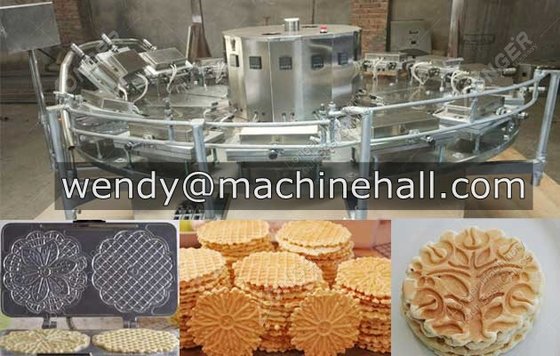 Automatic Pizzelle Cookie Machine |Easy Operate Ice cream Cone Machine/Egg Roll Machine/Sunflower Cookie Machine