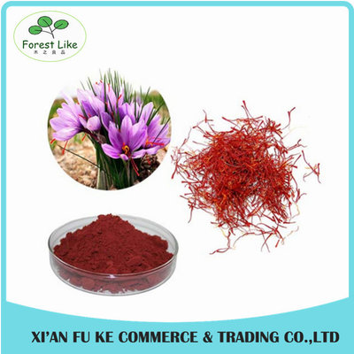 Direct Manufacture Wholesale Top Quality Pure Saffron Extract 95 % Crocetin supplier