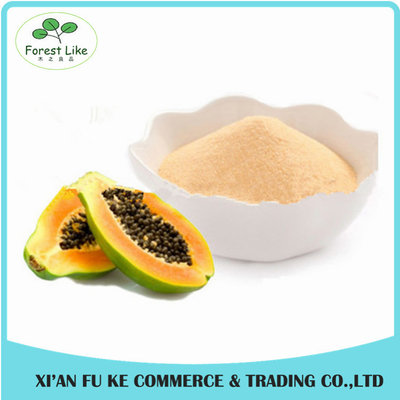 Nutritional Food Ingredients Papaya Extract Papain Enzyme Powder supplier