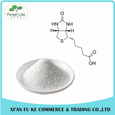 High Pure D-biotin USP / Vitamin H Extract Powder supplier