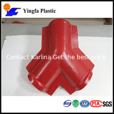 China accessories  Ridge tile, sink,Gutter, screw, drip tile for ASA synthetic resin roof tile supplier