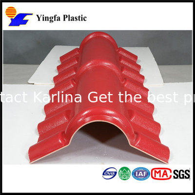 accessories  Ridge tile, sink,Gutter, screw, drip tile for ASA synthetic resin roof tile supplier