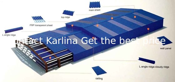 UPVC Translucent corrugated sheet UPVC Spain the table of the wind FRP LIGHTING BOARD supplier
