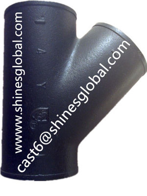 CISPI310 No Hub Cast Iron Pipe Fitings/ASTM A74 Cast Iron Hubless Pipe Fittings