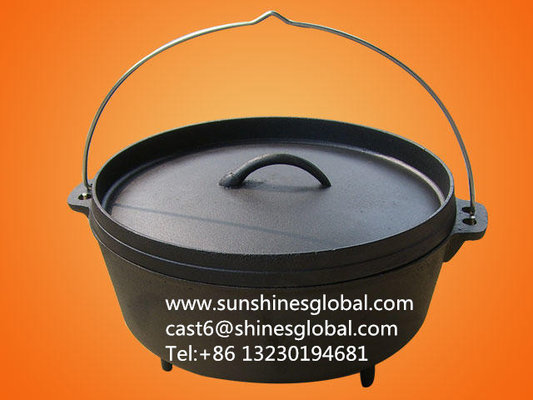 Cast Iron Frying Pan/Cast Iron Skillet &Grill Pan/Cast Iron Camp Oven