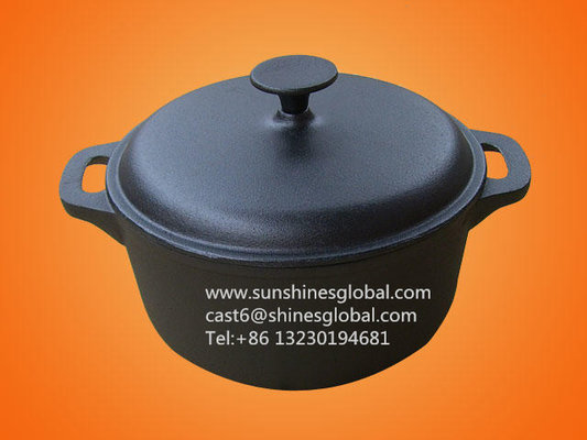 Cast Iron Legged Bake Pot/Cast Iron Casserole &Dutch Oven/Chinese Wok