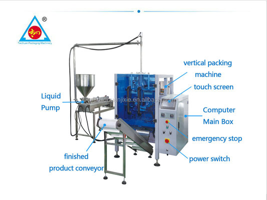 Full Automatic Multi -Function automatic bag filling pouch juice liquid packing machine