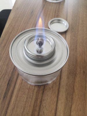 6HOUR Clear Can Wick Chafing Fuel , safe ,smokeless, corlorless,odorless liquid fuel