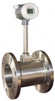 LUGY Series Vortex Electronic Flow Meter With Temperature , Pressure Compensation