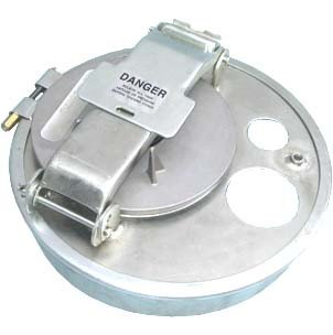 0.6 Mpa Carbon Steel Automatic Sealed Manhole Covers With Flanges