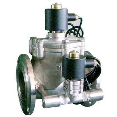 SS304 Positive Displacement Flowmeters Duel Flow Solenoid Valve