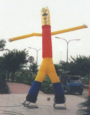 Colorful Wacky Waving Arm Inflatable Flailing Tube Man / Blow Up Dancing Man