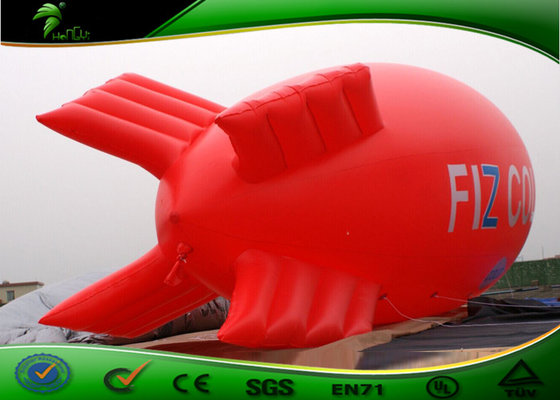 PVC 0.18mm Commercial Inflatable Blimp For Advertising Parade Balloon
