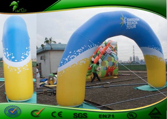 Custom Inflatable Arches , Event Inflatable Race Arch For Clubs Parks