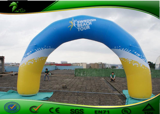 Professional Business Halloween Inflatable Arches / Inflatable Finish Arch