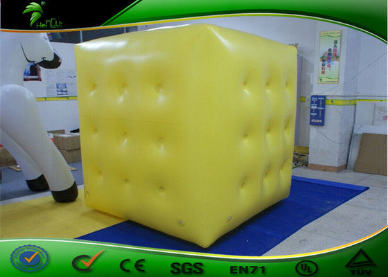 Eco - Friendly Inflatable Shapes , Non - Irritating Inflatable Cubes For Advertising