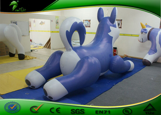 Lovely Inflatable Cartoon Characters , Kids Inflatable Husky Dog For Playground