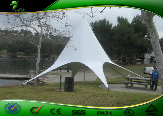 Outside Flame Retardant Business Star Shaped Tent For Event / Trade Show