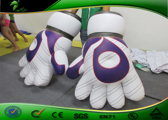 2m Artificial PVC Inflatable Shapes Hand Gloves With Full Color Printing