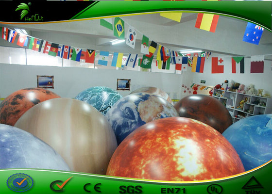 Large Inflatable Advertising Balloons , Inflatable Planet Balloon For Advertising