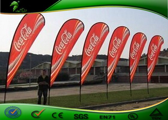 Durable Polyester Outdoor Advertising Flags And Banners For Promotion