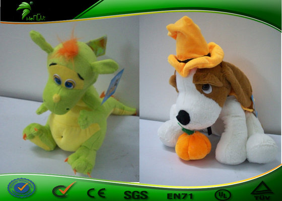 25cm Tall Colorful Cute Stuffed Plush Toys With High Hat / Cute Plush Animals