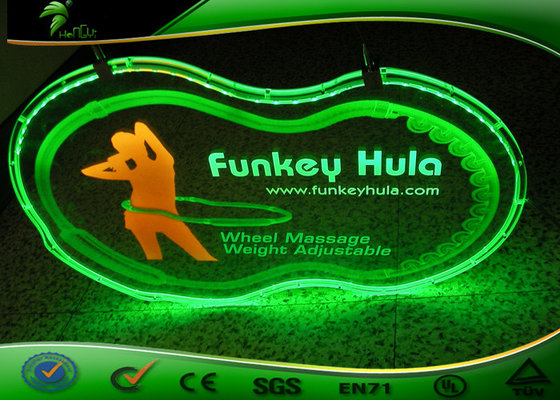 Multifunctional Advertising Acrylic Sign Panels LED Display Board For Restaurants
