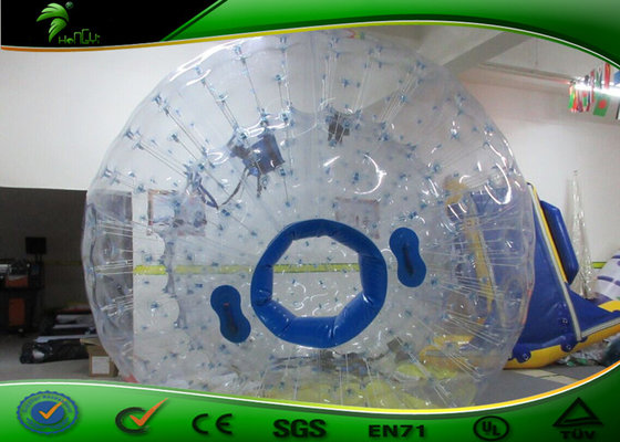 Large Inflatable Human Ball , Inflatable Water Zorbing Ball PVC 0.8mm 3m