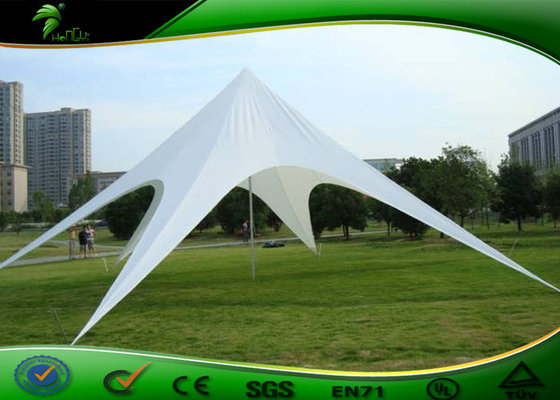 Custom White Camping Star Shade Tent , UV Resistance Star Marquee