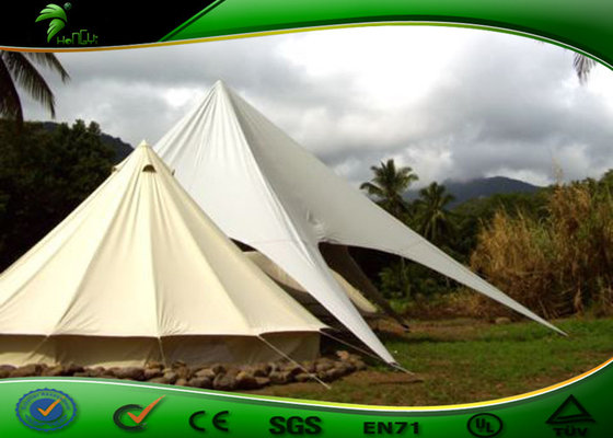 Waterproof  PVC Camping Star Shade Tent WithAluminum Alloy Frame